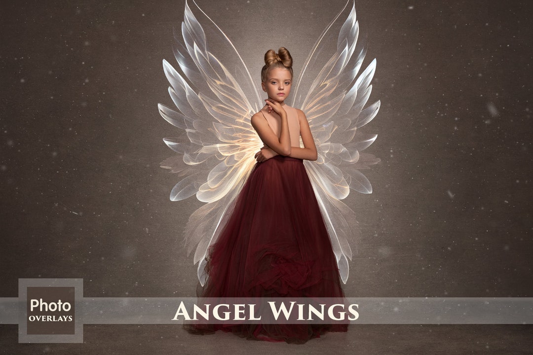 Angel Wings, 47 Overlays, Light Spot, Christmas, Light Photo Overlays ...