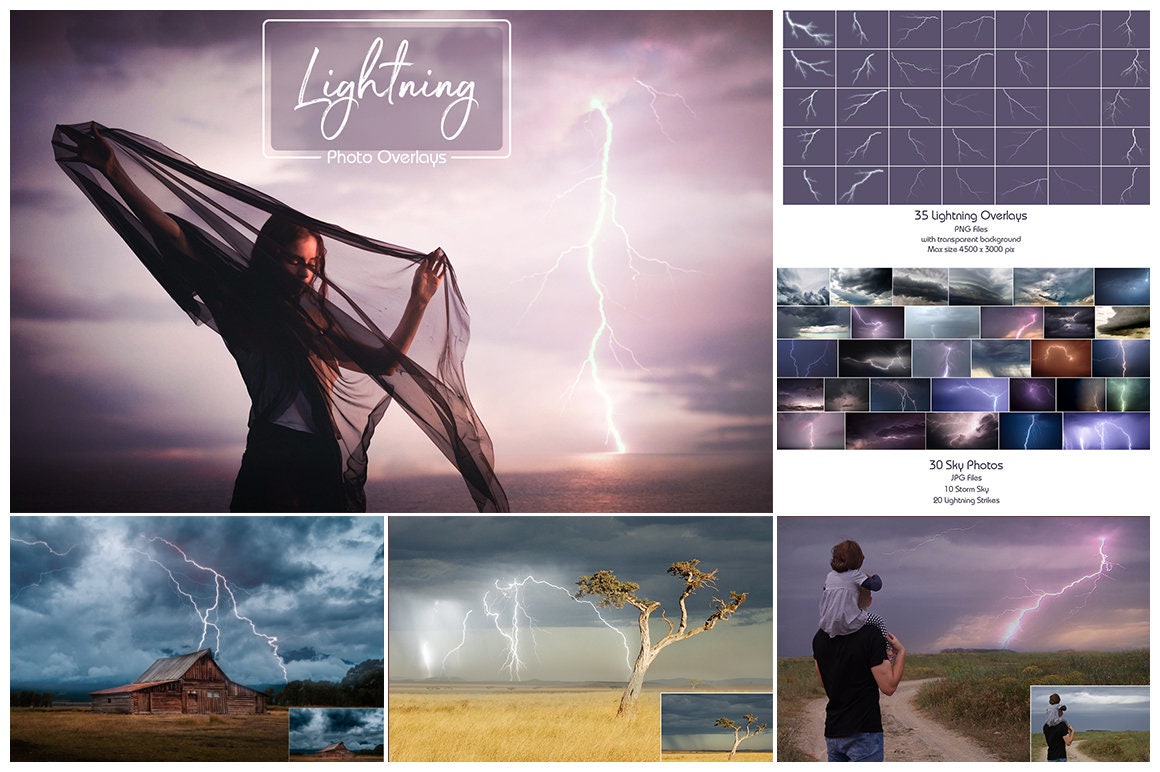 262 Sky Bundle Photo Overlays Overlay Cloud Overlay Skies | Etsy