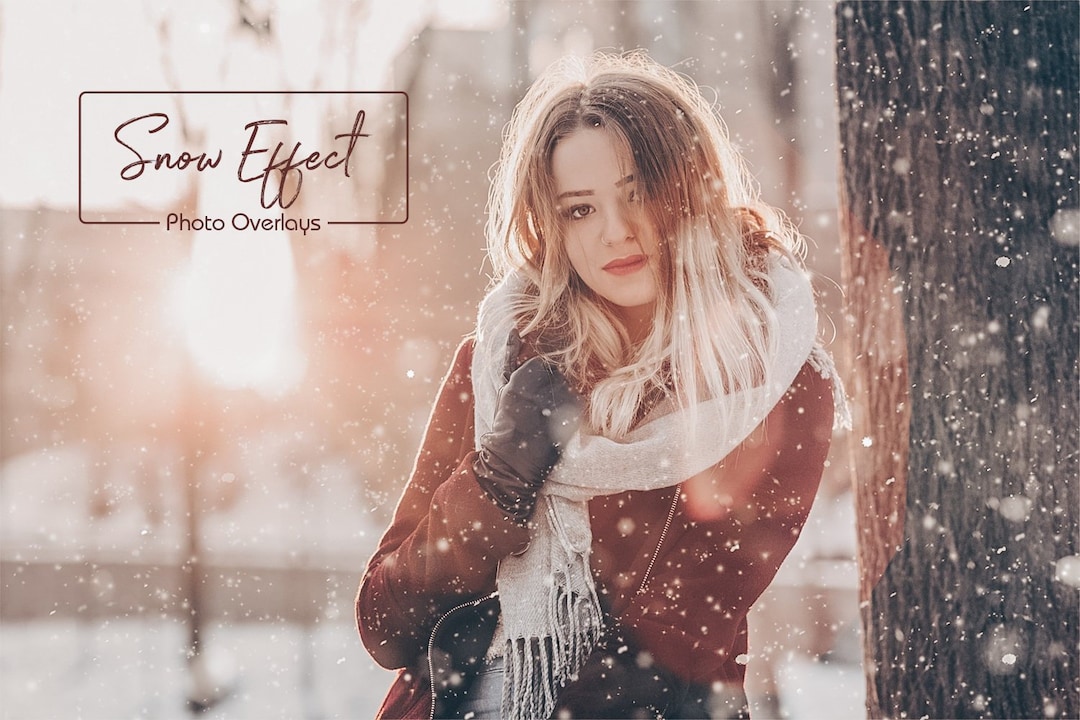 50 Snow Photo Overlays, Realistic Snow, PNG Files, Snow Textures ...
