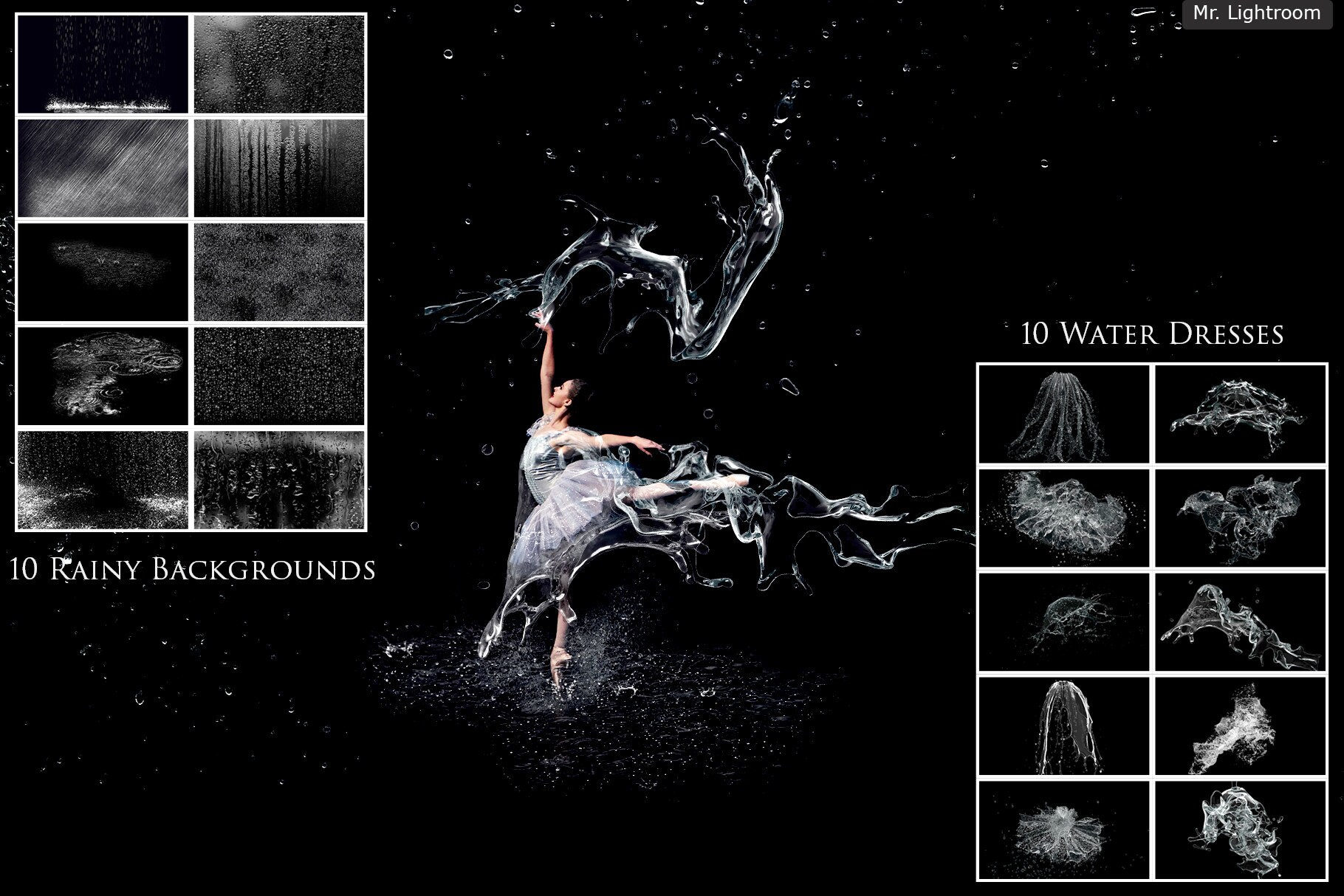 50 Water splash photo overlays Water Overlays Photography Prop Rainy ...