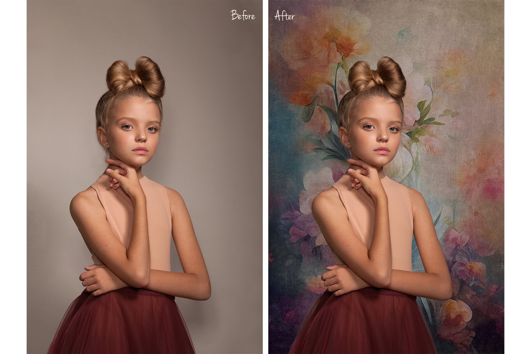 Fine Art Textures 16 Photoshop Overlays Floral Layer Photo - Etsy