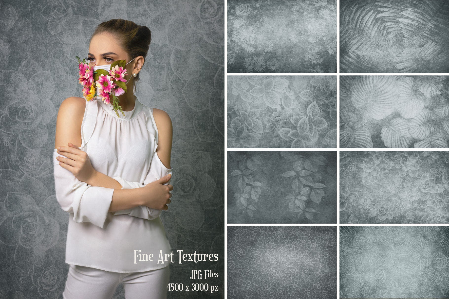 45% OFF Fine Art Textures Bundle 64 Photo Overlays Photo | Etsy