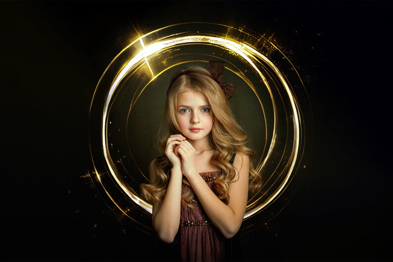 Light Rings Overlays Light Spot Christmas Photo Overlays - Etsy