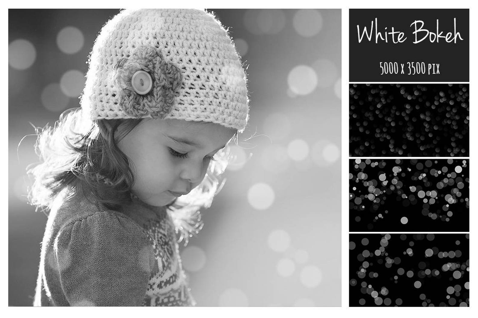 White Bokeh Photoshop Overlay Photo Layer Photo Editing - Etsy