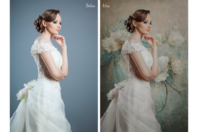 Fine Art Textures 15 Photoshop Overlays Floral Layer Photo - Etsy