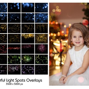60 Bokeh Overlays, Light Spots Overlays, Light Photo Overlays, Sunlight ...