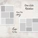 12 Storyboard Templates, 5x7, Photo Collage Templates, Layered Digital ...
