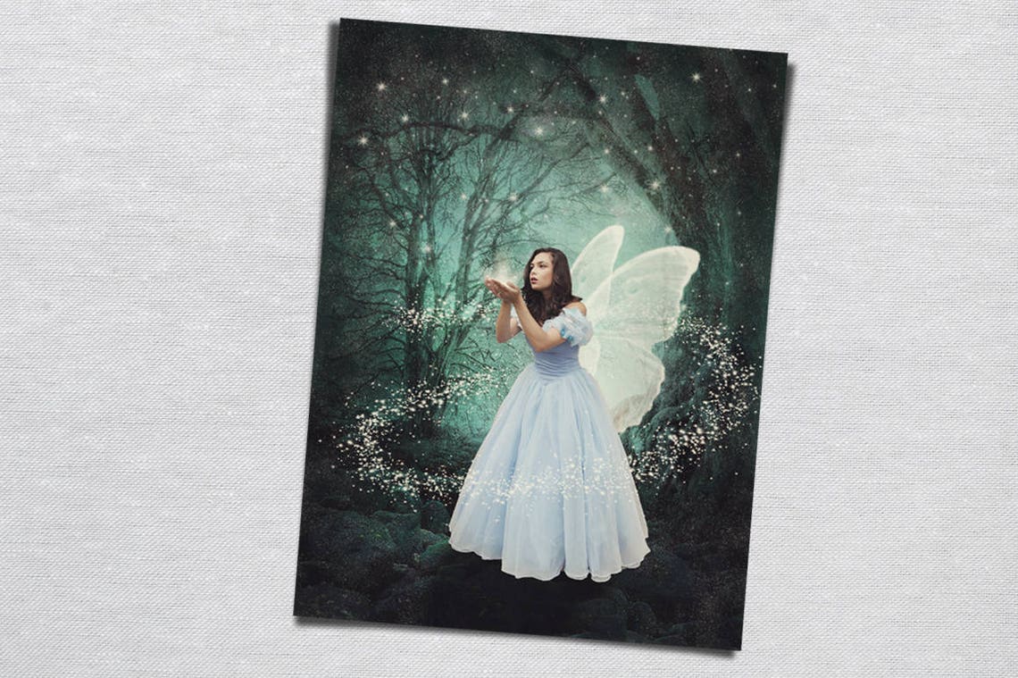 Fairy Magic Overlays Christmas Overlay Glitter Effect Photo | Etsy