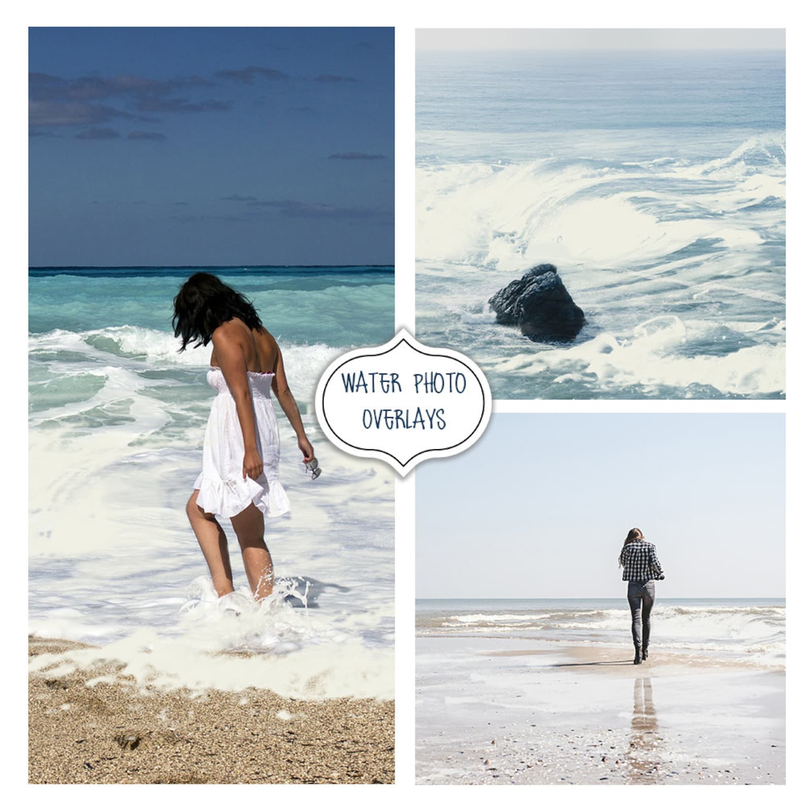 Water Photo Overlays Photoshop Overlays Photo Editing - Etsy