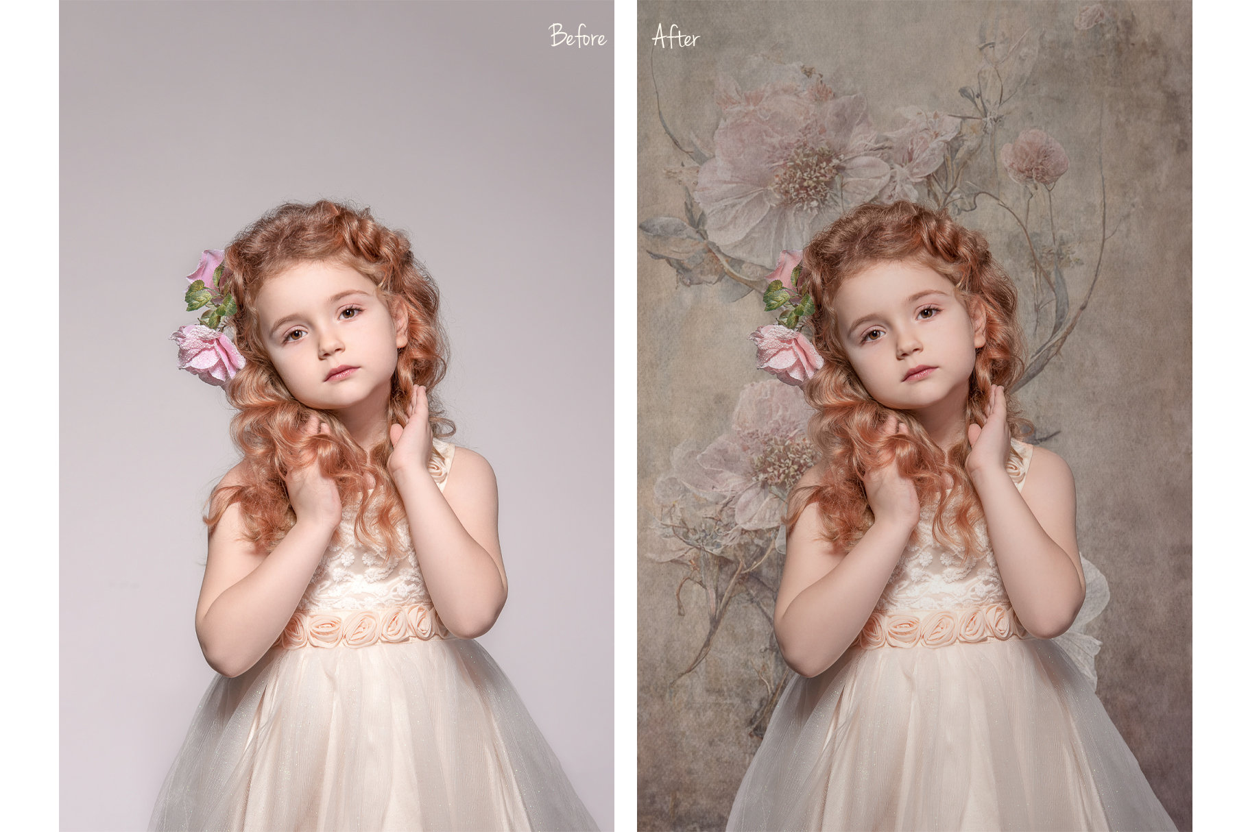 Fine Art Textures 13, Photoshop Overlays, Floral Layer, Photo editing ...