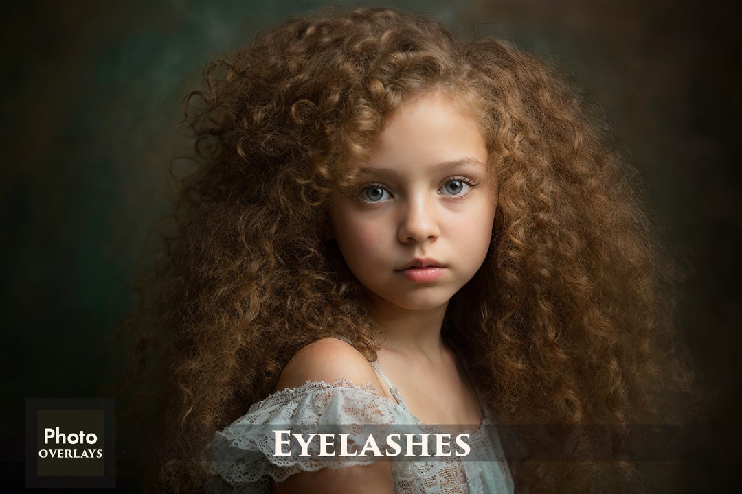 40 Eyelashes Overlays, PNG Transparent Background, Eye Retouch ...