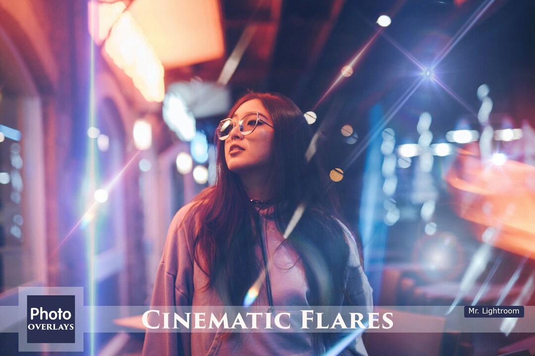 100 Cinematic Flares Overlays, Optical Flare, Lens, Light Effect ...