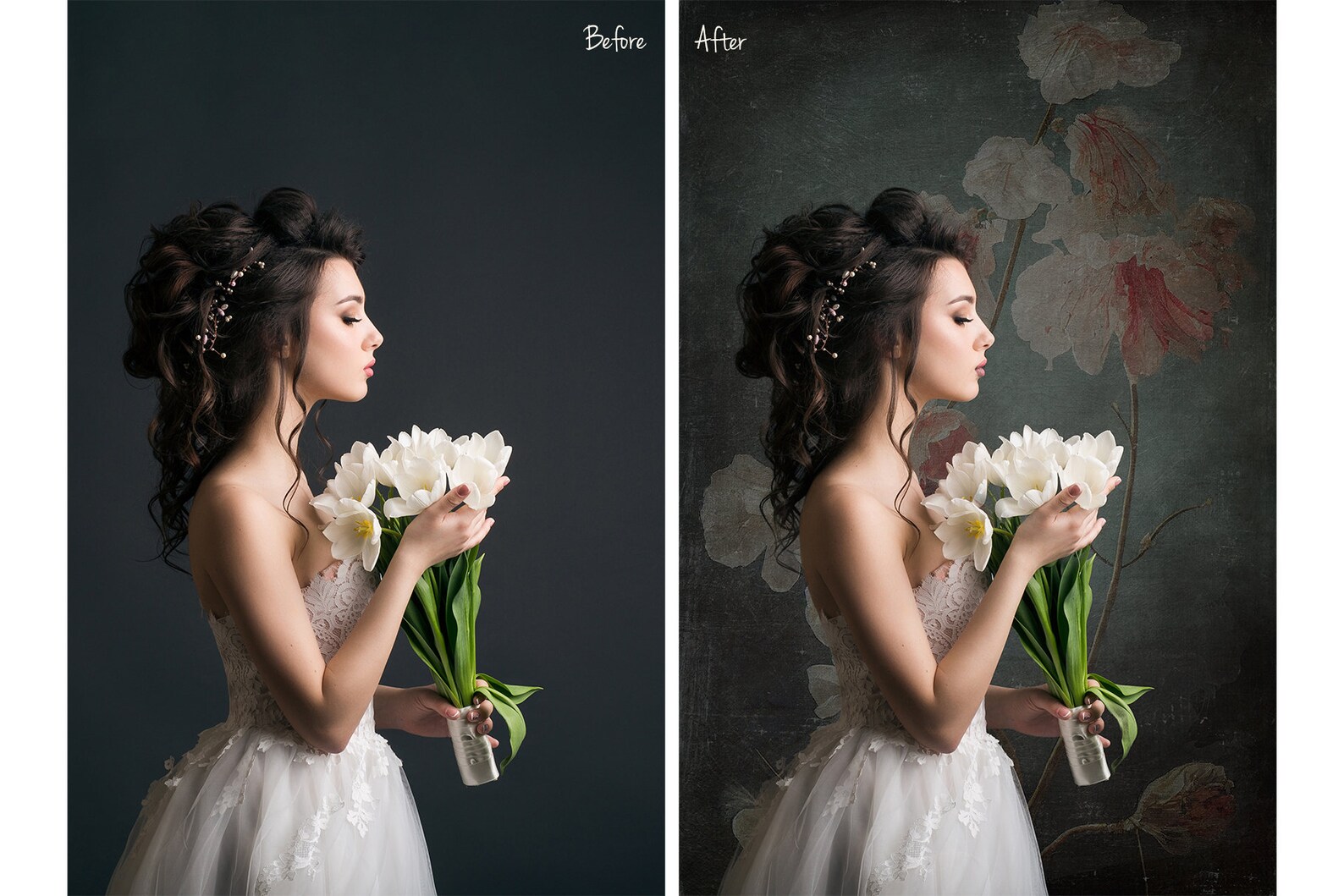 Fine Art Textures 18 Photoshop Overlays Floral Layer Photo - Etsy