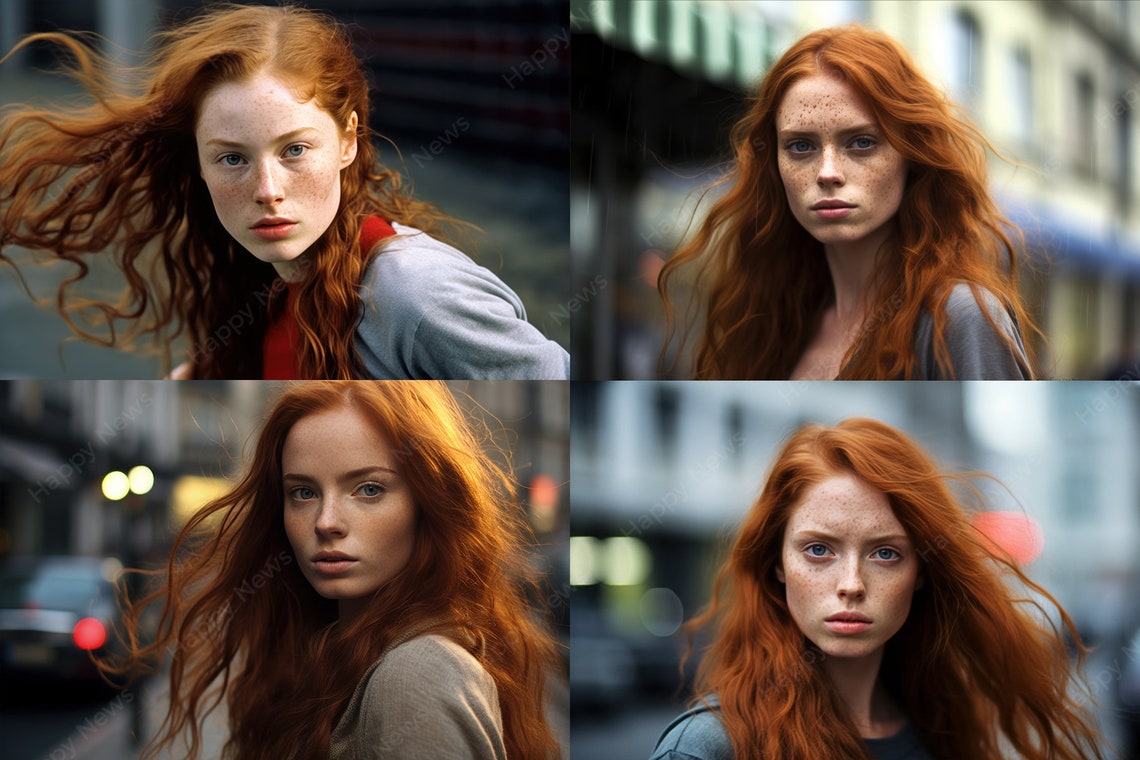Stock Photos, Commercial Use Images, Girl Red Hair, 9 PNG, Extended ...