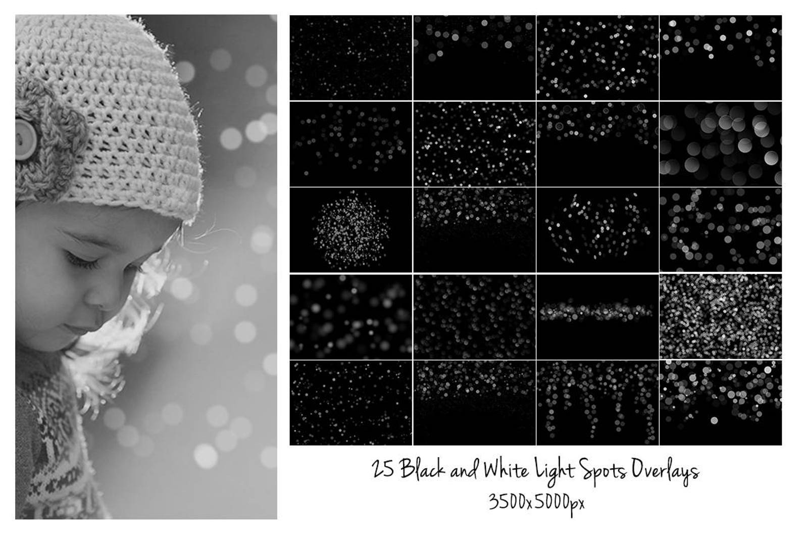 60 Bokeh Overlays Light Spots Overlays Light Photo Overlays | Etsy