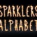 Sparklers Alphabet Photoshop Overlays, Wedding Overlays, Sparkler ...