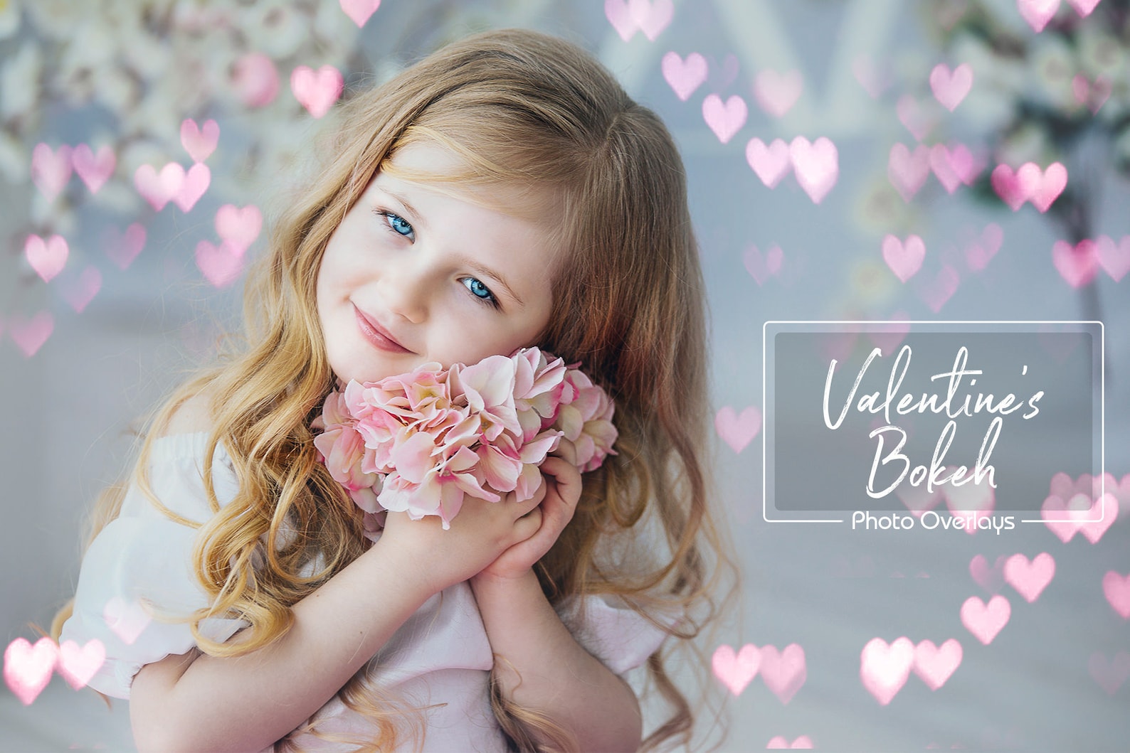 30 Valentines Overlays Pink Bokeh Gold Hearts Overlay Red - Etsy
