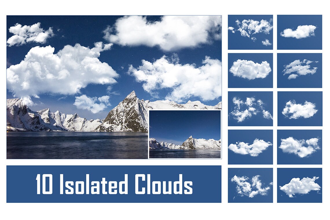 262 Sky Bundle Photo Overlays Overlay Cloud Overlay Skies - Etsy