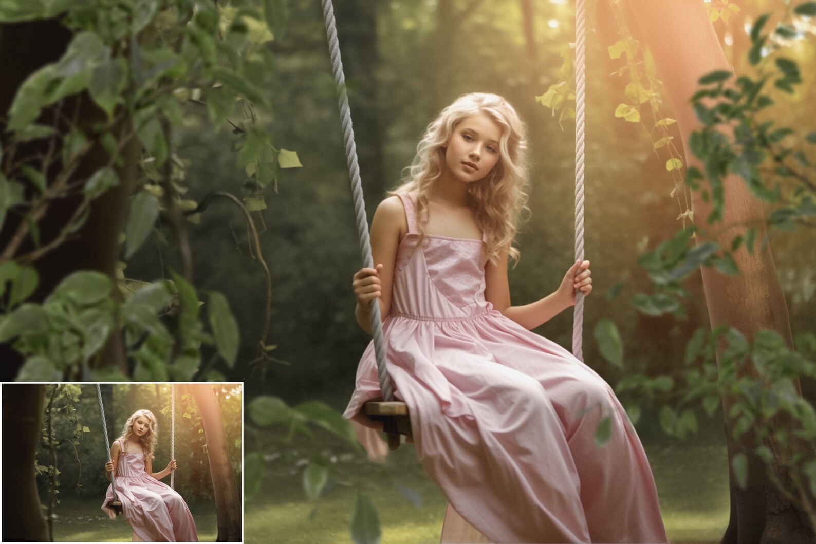 Green Branches and Leaves Overlays, 55 PNG Photoshop Overlay ...