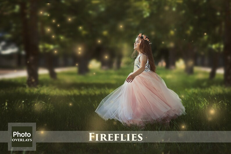 Firefly Overlays PNG Photoshop Overlay Fantasy Magical - Etsy