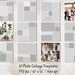 12 Storyboard Templates, 12x12, Photo Collage Templates, Layered ...