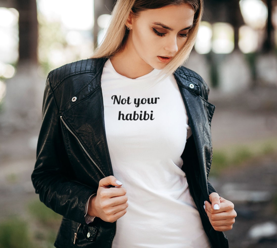 Feminist Arab T-shirts Not Your Habibi Simple Shirt - Etsy
