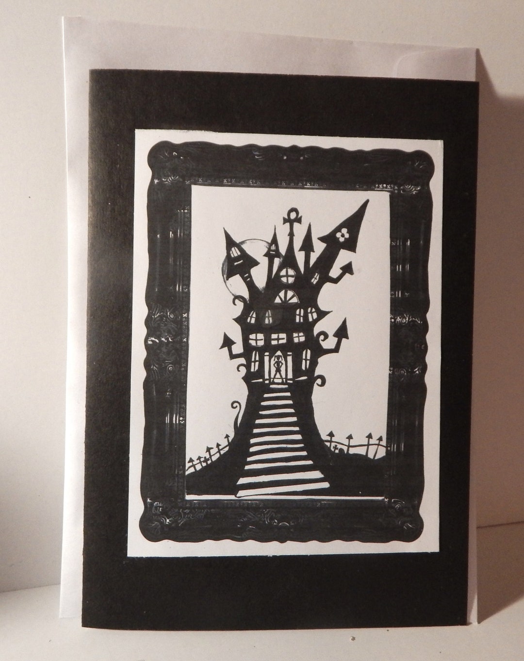 Lilly's House . Gothic Horror Greeting Card - Etsy