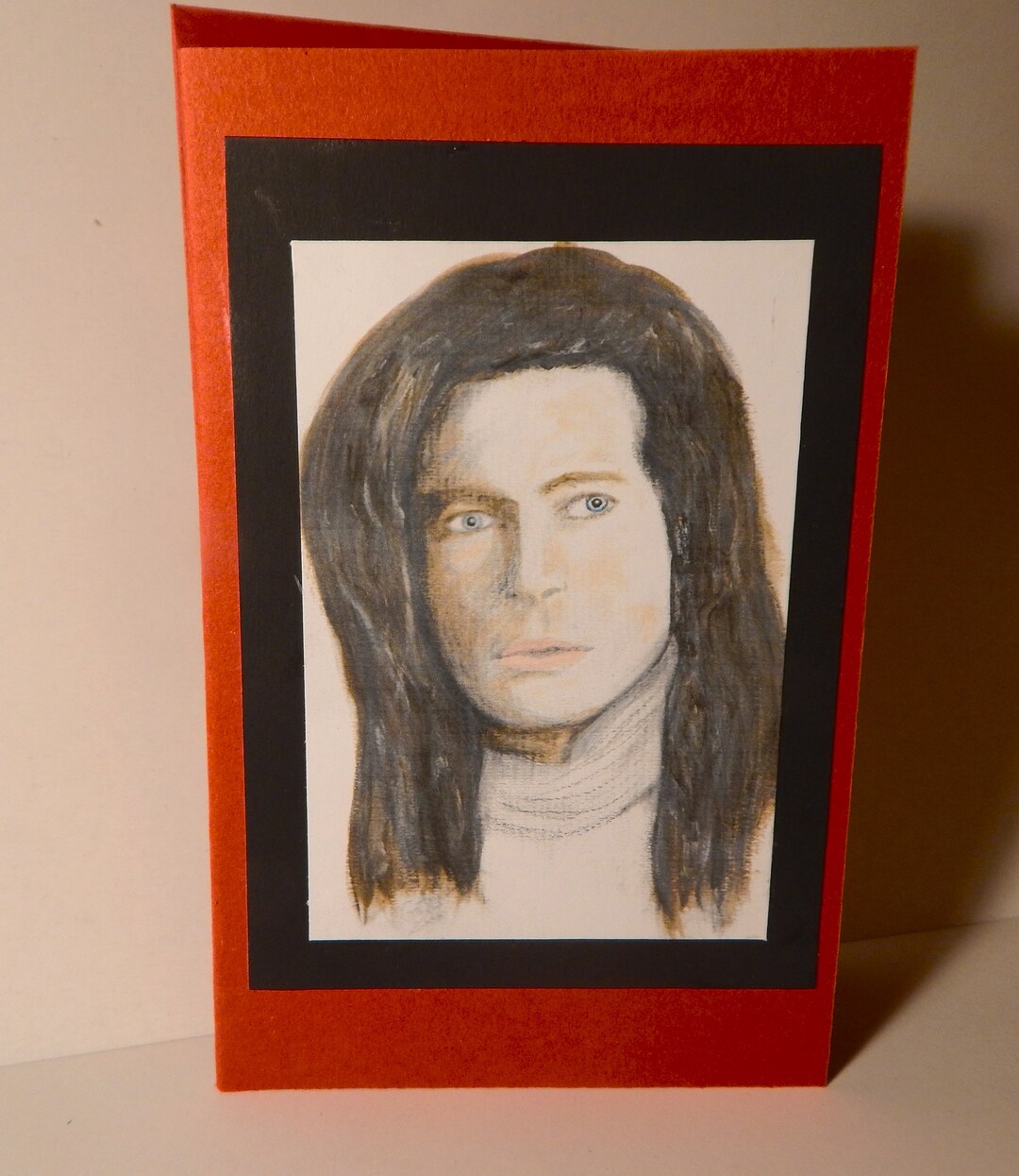 Vampire Gothic Greeting Card . Brad Pitt "louis" - Etsy