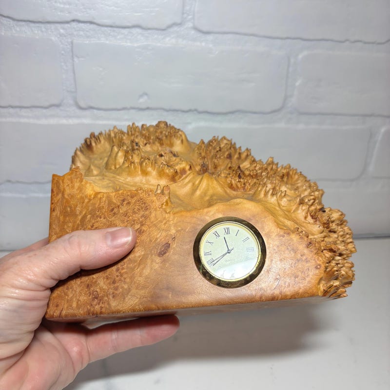 Wood Mantle Clock - Etsy