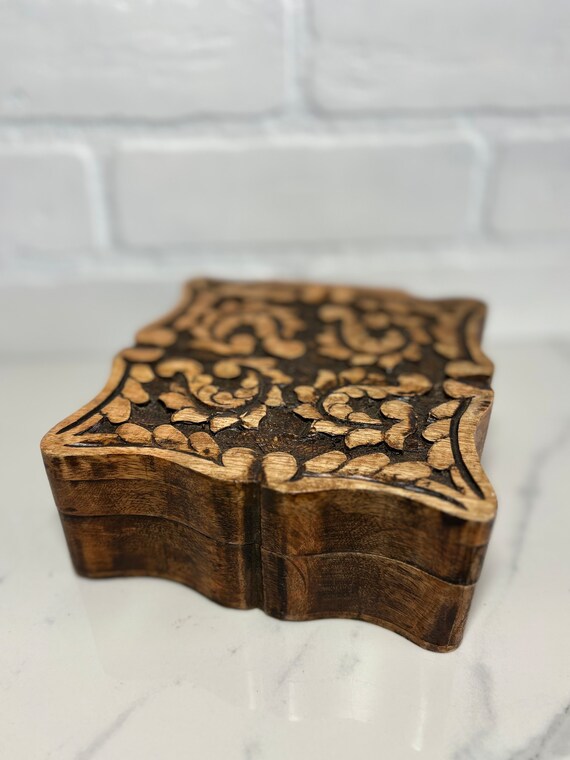 hand carved wooden boar - Gem