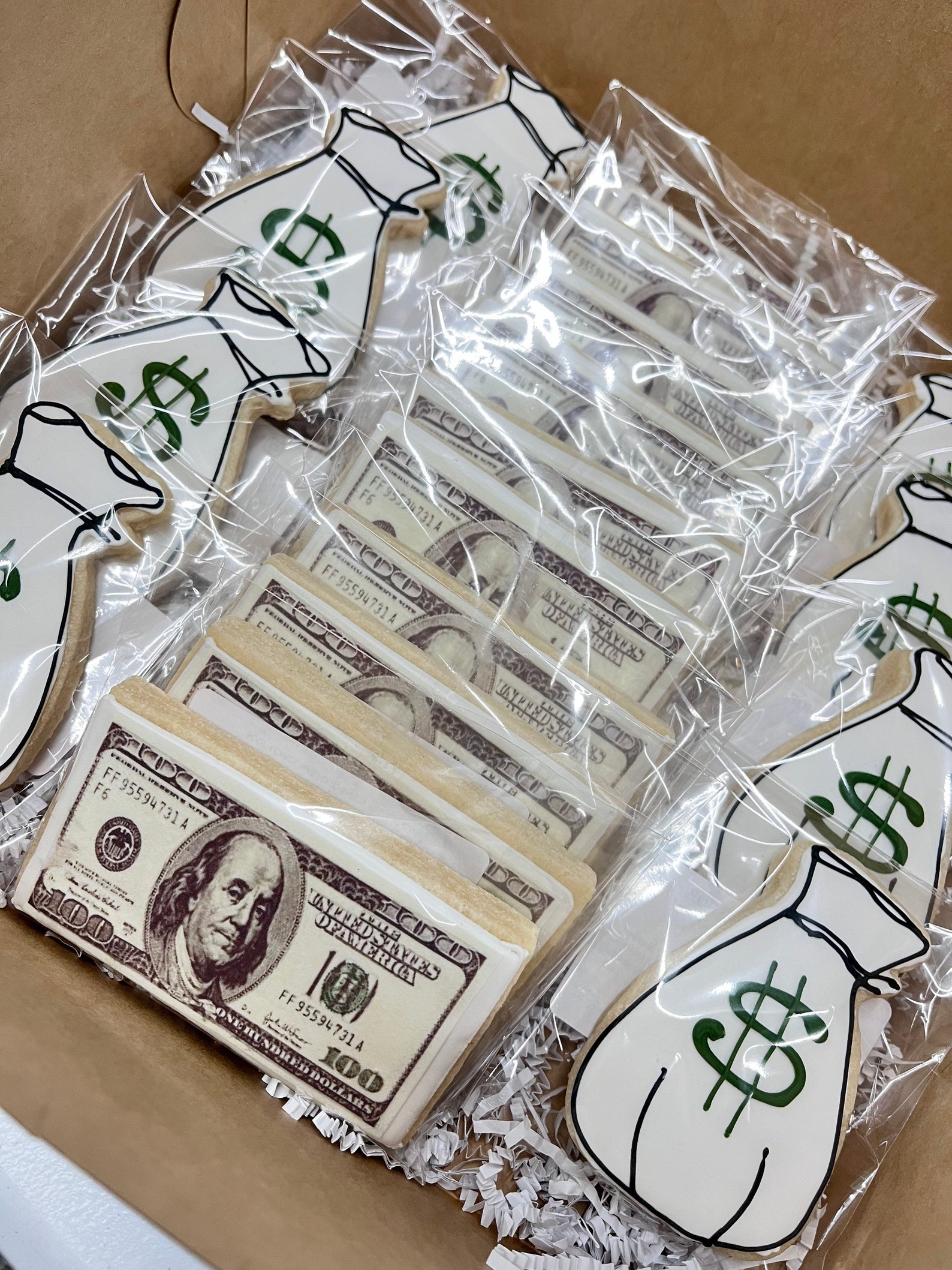 Money Theme Cookies Bills Cookies - Etsy