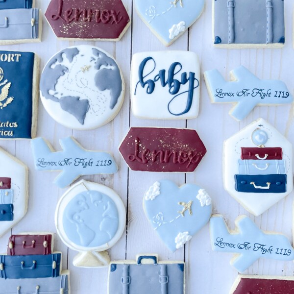 Travel Cookies - Etsy