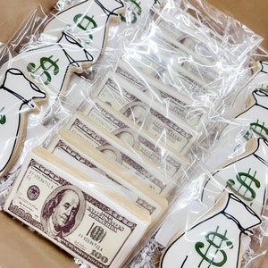 Money Theme Cookies, Bills Cookies - Etsy