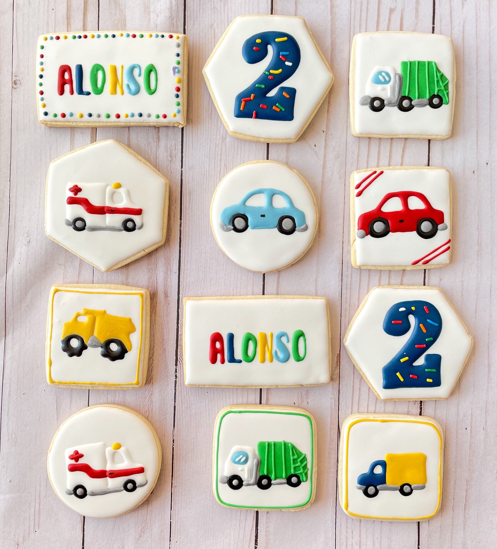 Transportation Theme Cookies / Truck Cookies/ Cars Cookies/ - Etsy