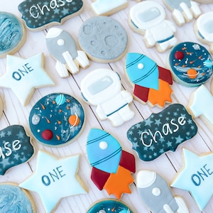 Astronauts Space Out of Space Cookies / Nasa Cookies / Space Birthday ...