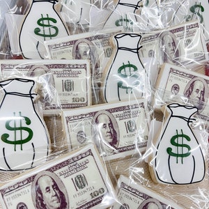 Money Theme Cookies, Bills Cookies - Etsy