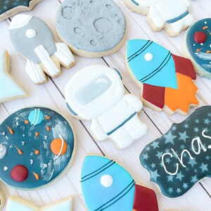 Astronauts Space Out of Space Cookies / Nasa Cookies / Space Birthday ...