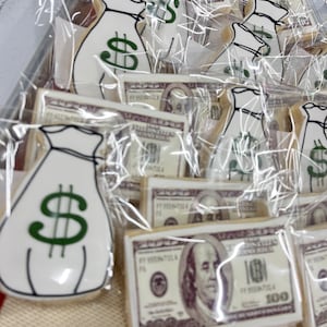 Money Theme Cookies, Bills Cookies - Etsy