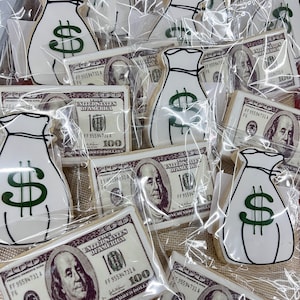 Money Theme Cookies, Bills Cookies - Etsy