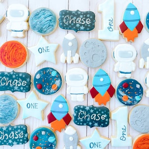 Astronauts Space Out of Space Cookies / Nasa Cookies / Space Birthday ...