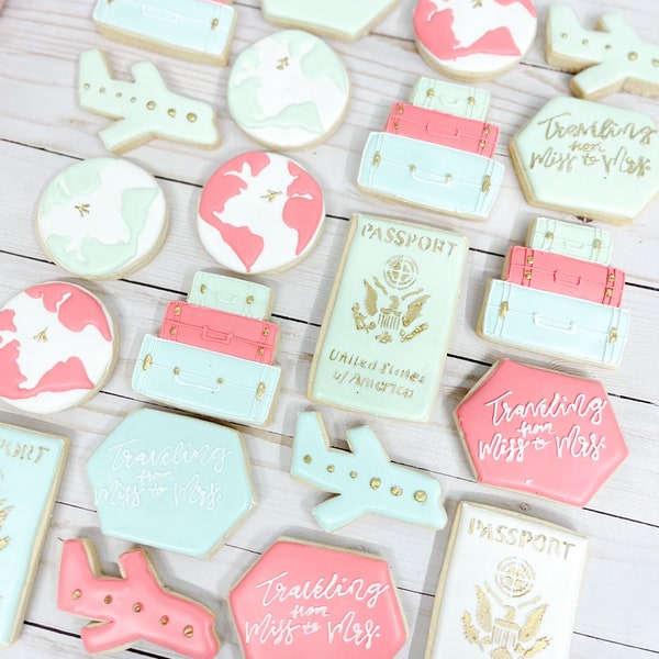 Travel Cookies - Etsy