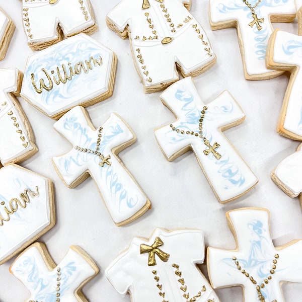Baptism Cookies - Etsy