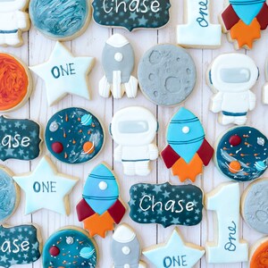 Astronauts Space Out of Space Cookies / Nasa Cookies / Space Birthday ...