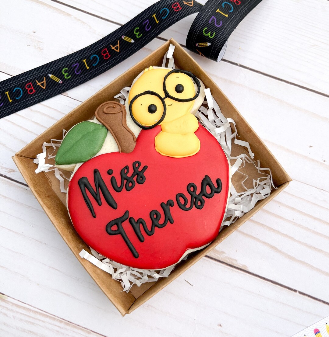 Pack of 4 Teacher Gift, Cookies, Teacher Appreciation, Teacher Gifts ...