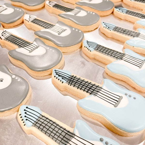 Guitar Cookies - Etsy