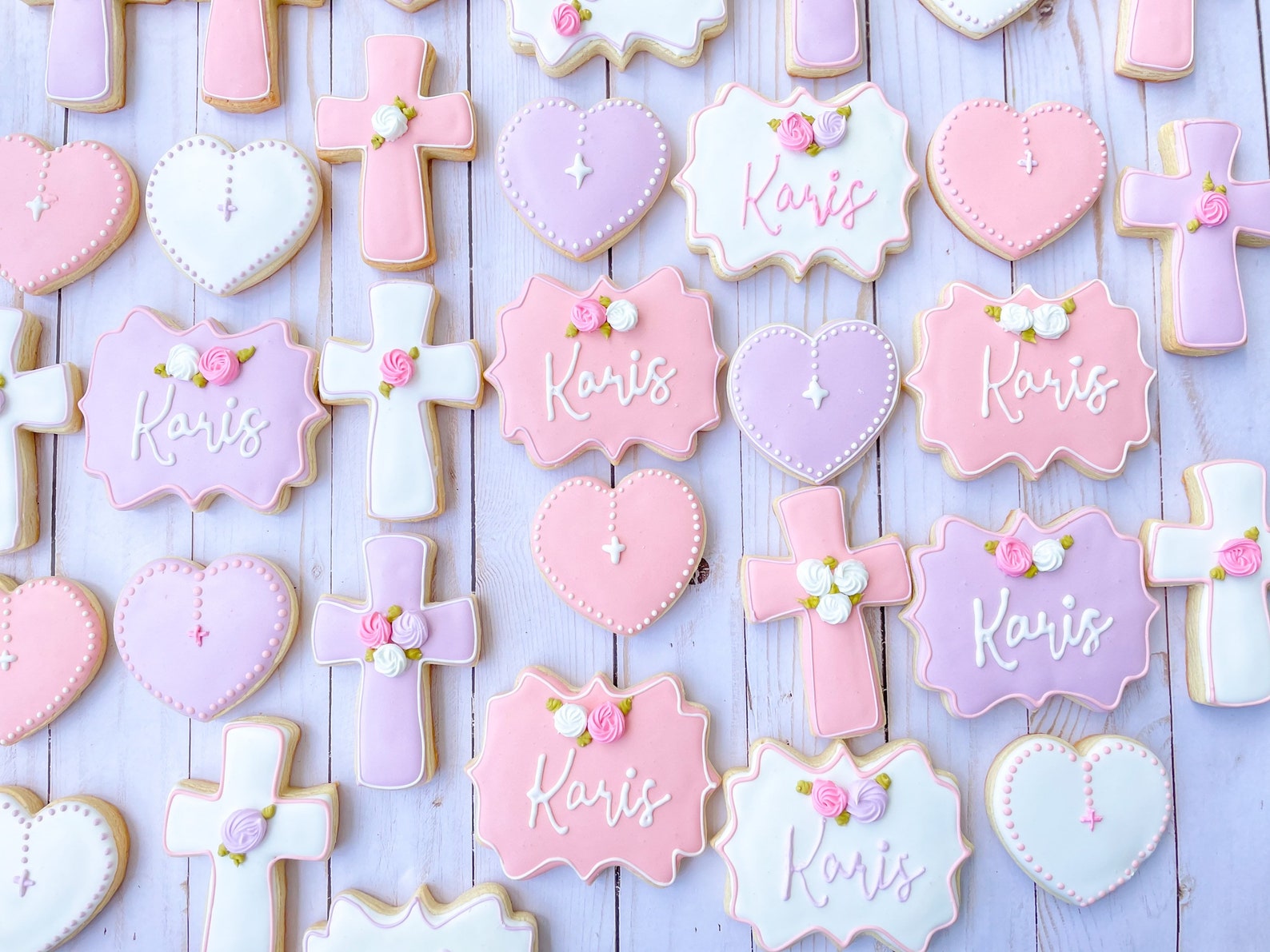 Baptism Cookies / Christening Cookies/ Cross Cookies / Baptism - Etsy