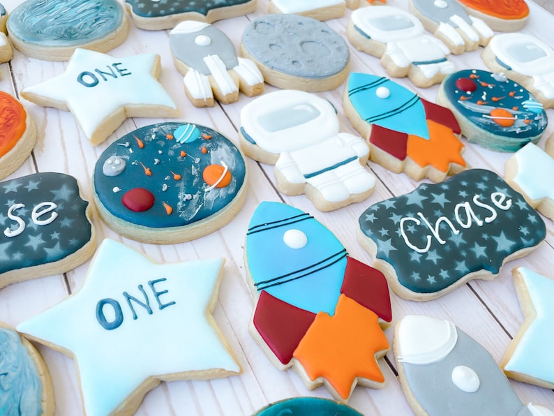 Astronauts Space Out of Space Cookies / Nasa Cookies / Space Birthday ...