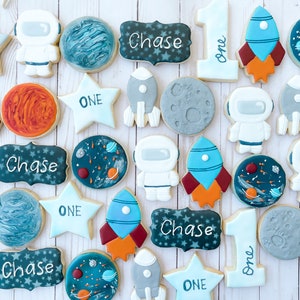 Astronauts Space Out of Space Cookies / Nasa Cookies / Space Birthday ...