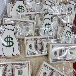 Money Theme Cookies, Bills Cookies - Etsy