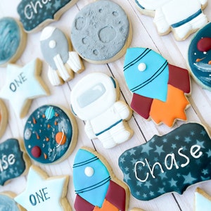 Astronauts Space Out of Space Cookies / Nasa Cookies / Space Birthday ...